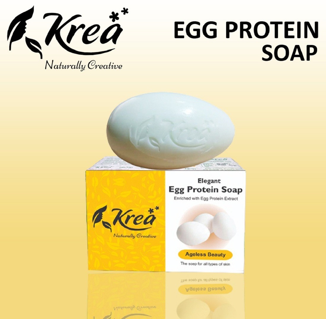 Krea Elegant Egg Protein Soap (Pack of 5) - Krea Beauty